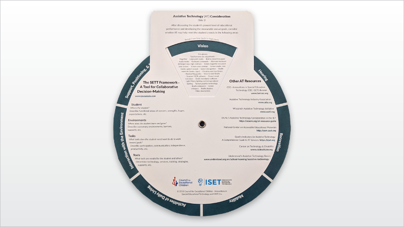 CAST Professional Publishing: Assistive Technology Wheel